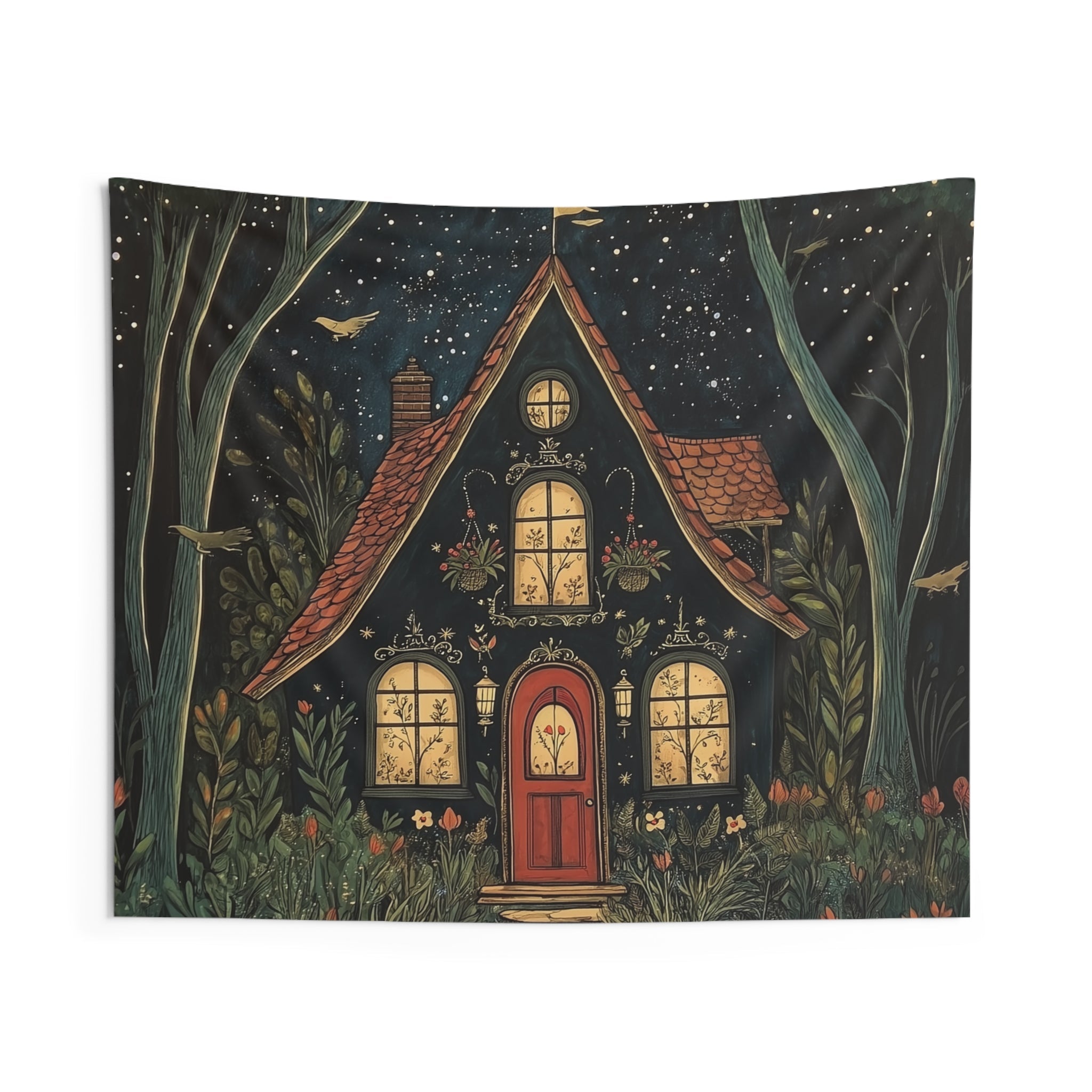Whimsical Fantasy Tapestries Wall Decor | Sense Forest